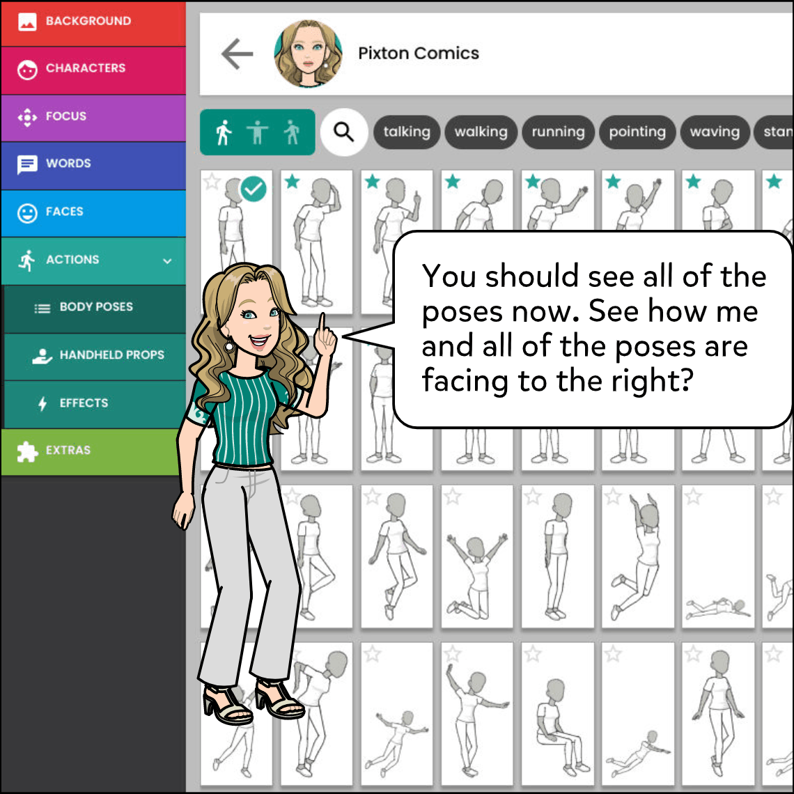 How to Add an Action (Pose) to Your Character