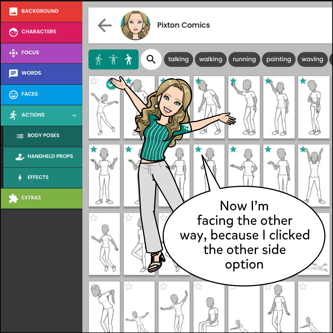 How to Add an Action (Pose) to Your Character