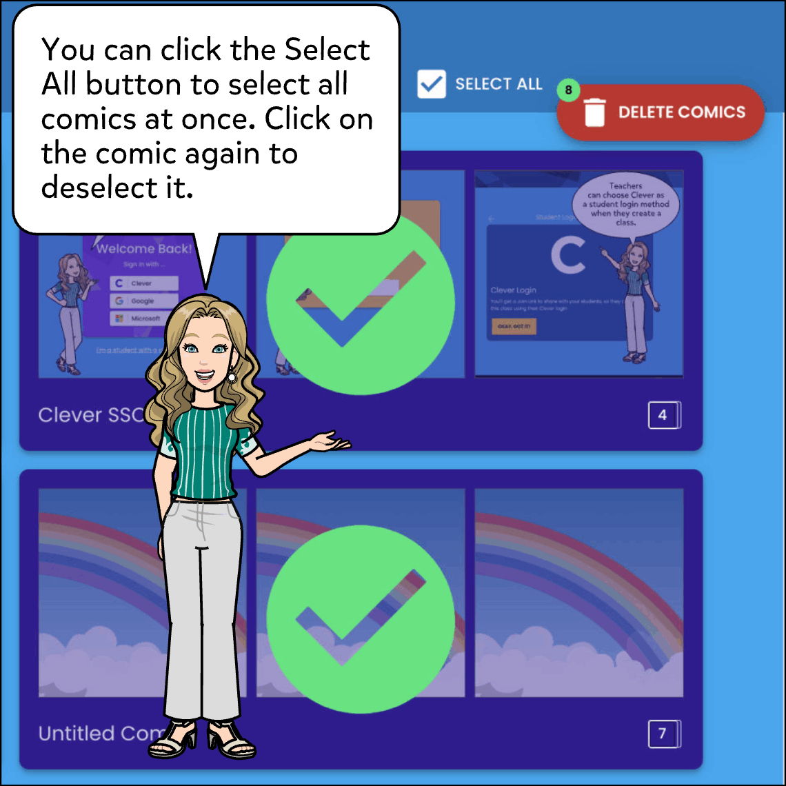 How To Bulk Delete Comics