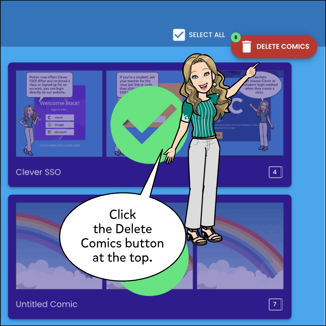 How To Bulk Delete Comics