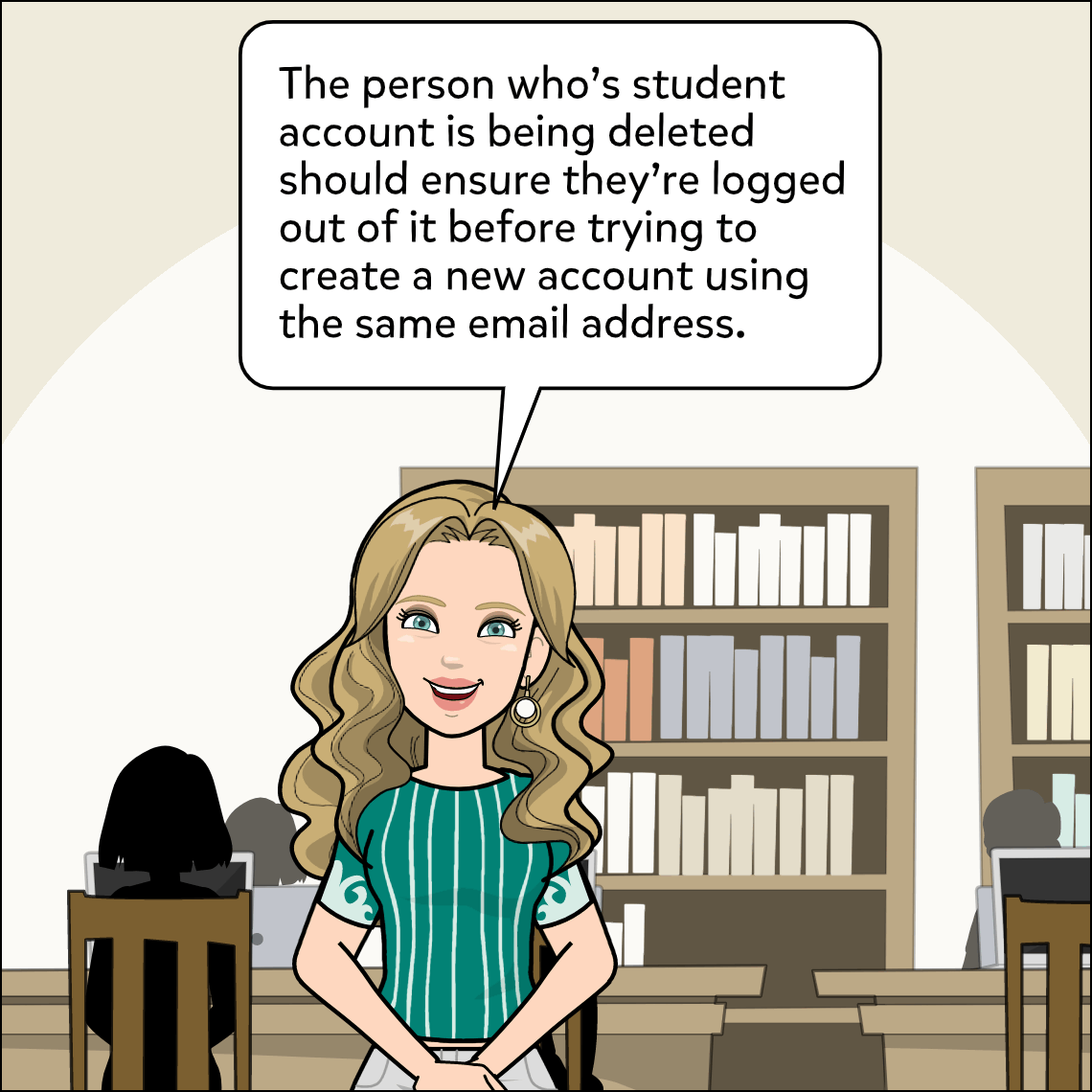 Delete Student Account