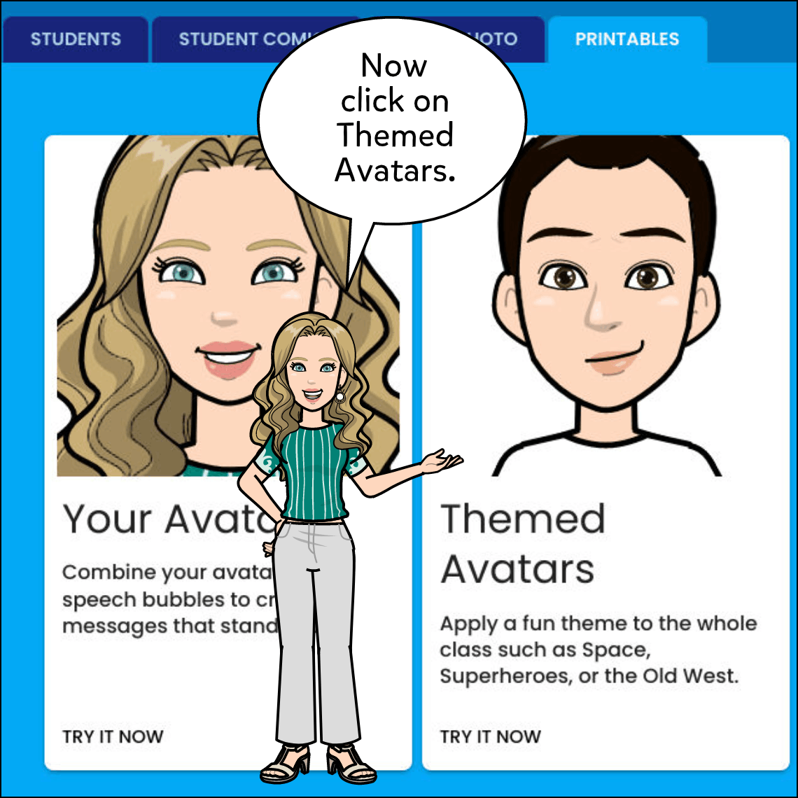 Download One or All Students' Avatars