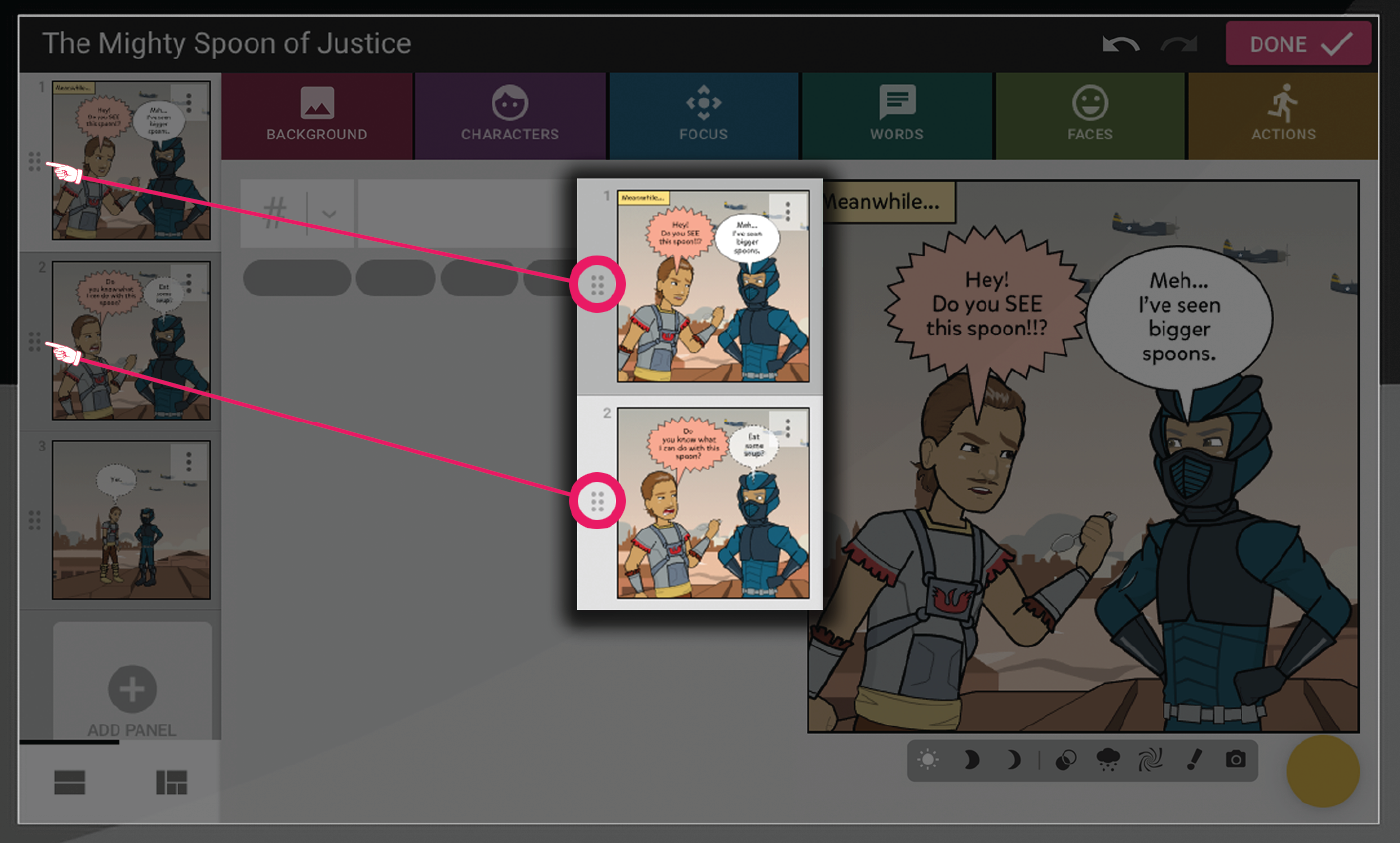 How to Change the Order of Your Comic’s Panels