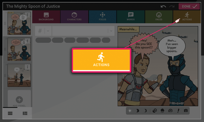 How to Add an Action (Pose) to Your Character