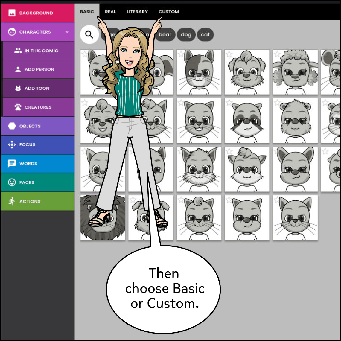 How to Add an Animal Toon Character to your Comic