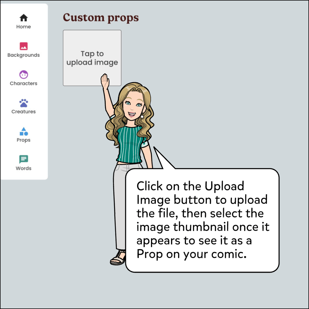 How To Add Your Own Image as a Prop