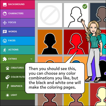 How to Add a Color Filter to a Panel or Create Coloring Pages