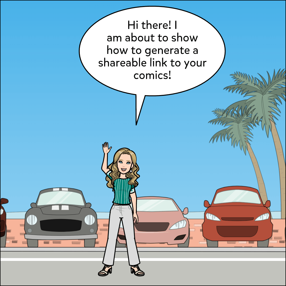 How To Generate a Comic Share Link