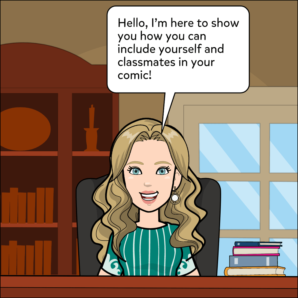 How To Include Your Avatar & Classmates' In Comic