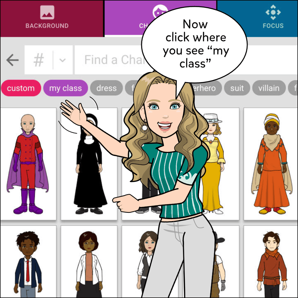 Include Yourself & Classmates In Comic