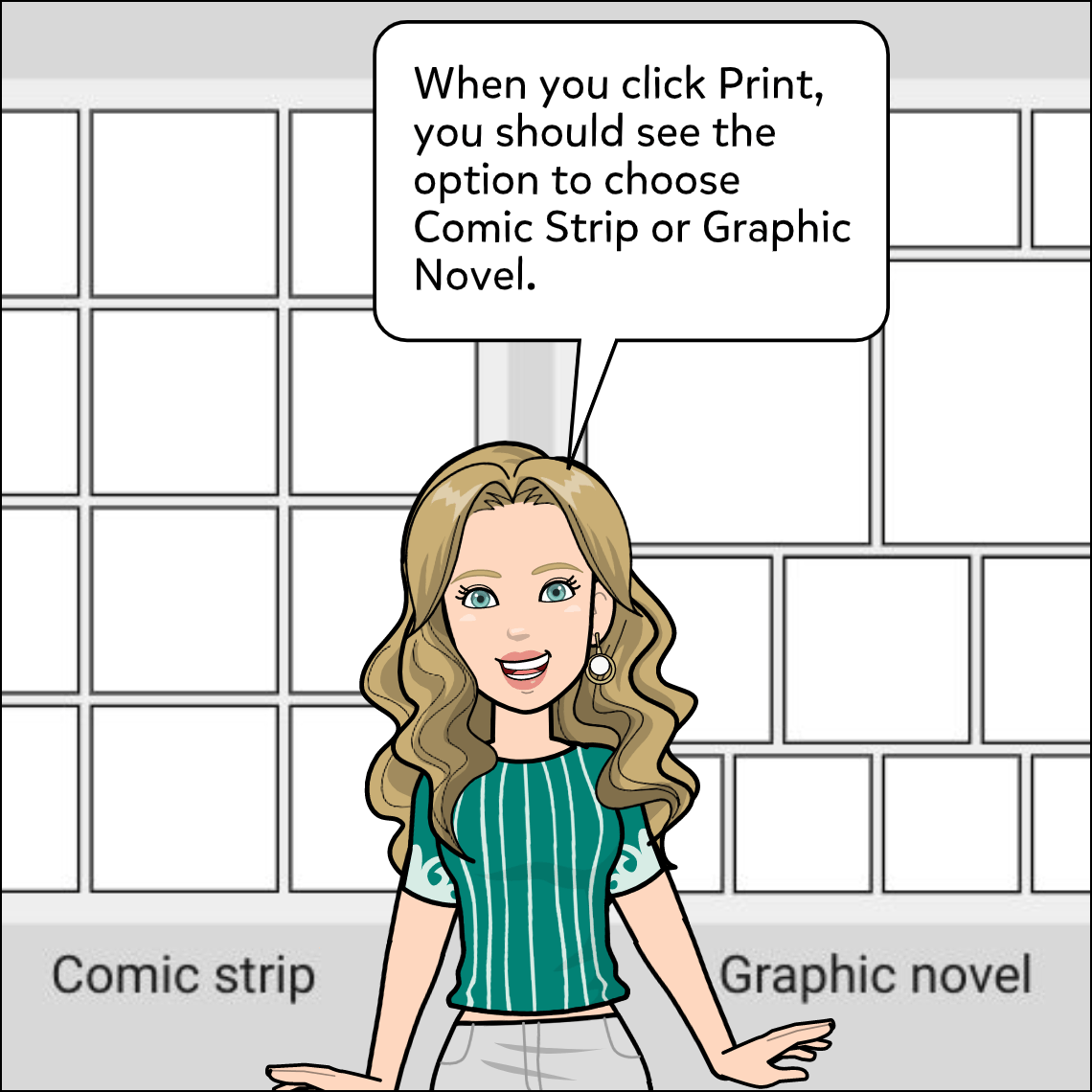 How To Download, Print or Share a Comic