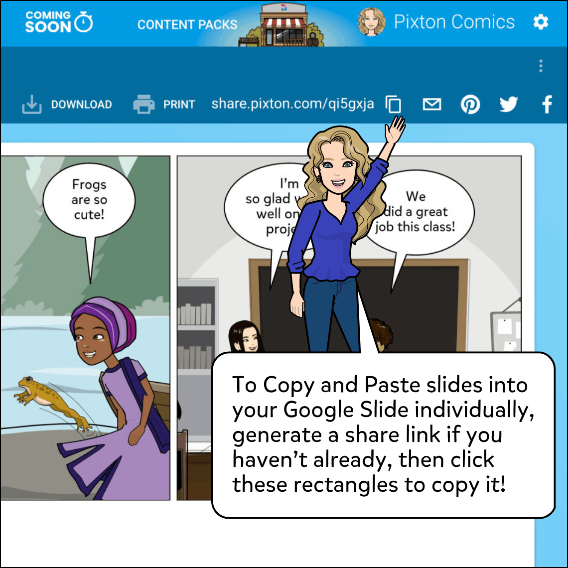 How To Turn In Comics To Google Classroom