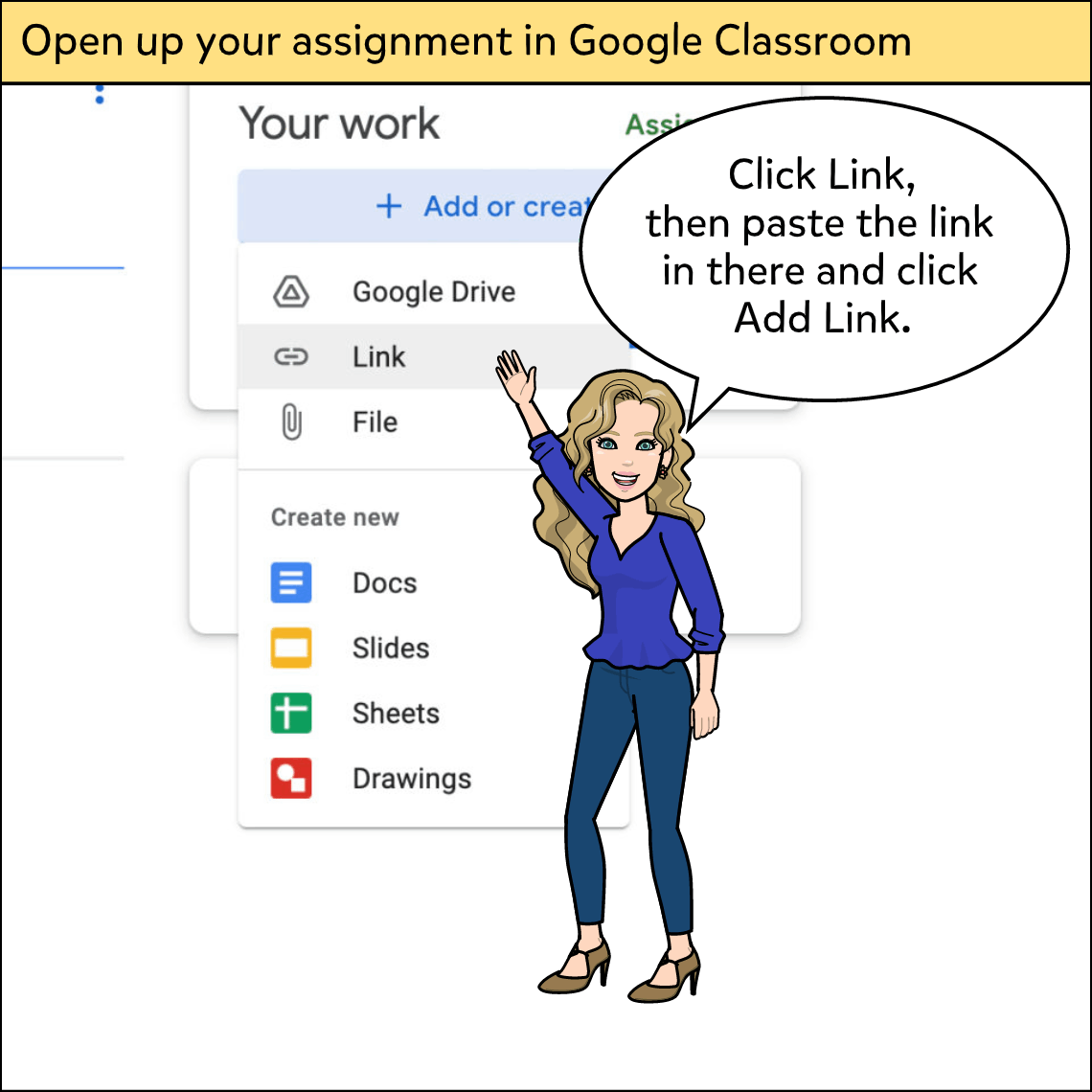 How To Turn In Comics To Google Classroom