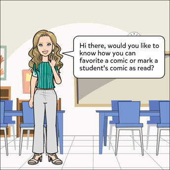 How To Interact With Student Comics