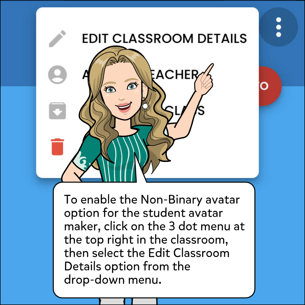 Non-Binary Gender in the Student Avatar Maker