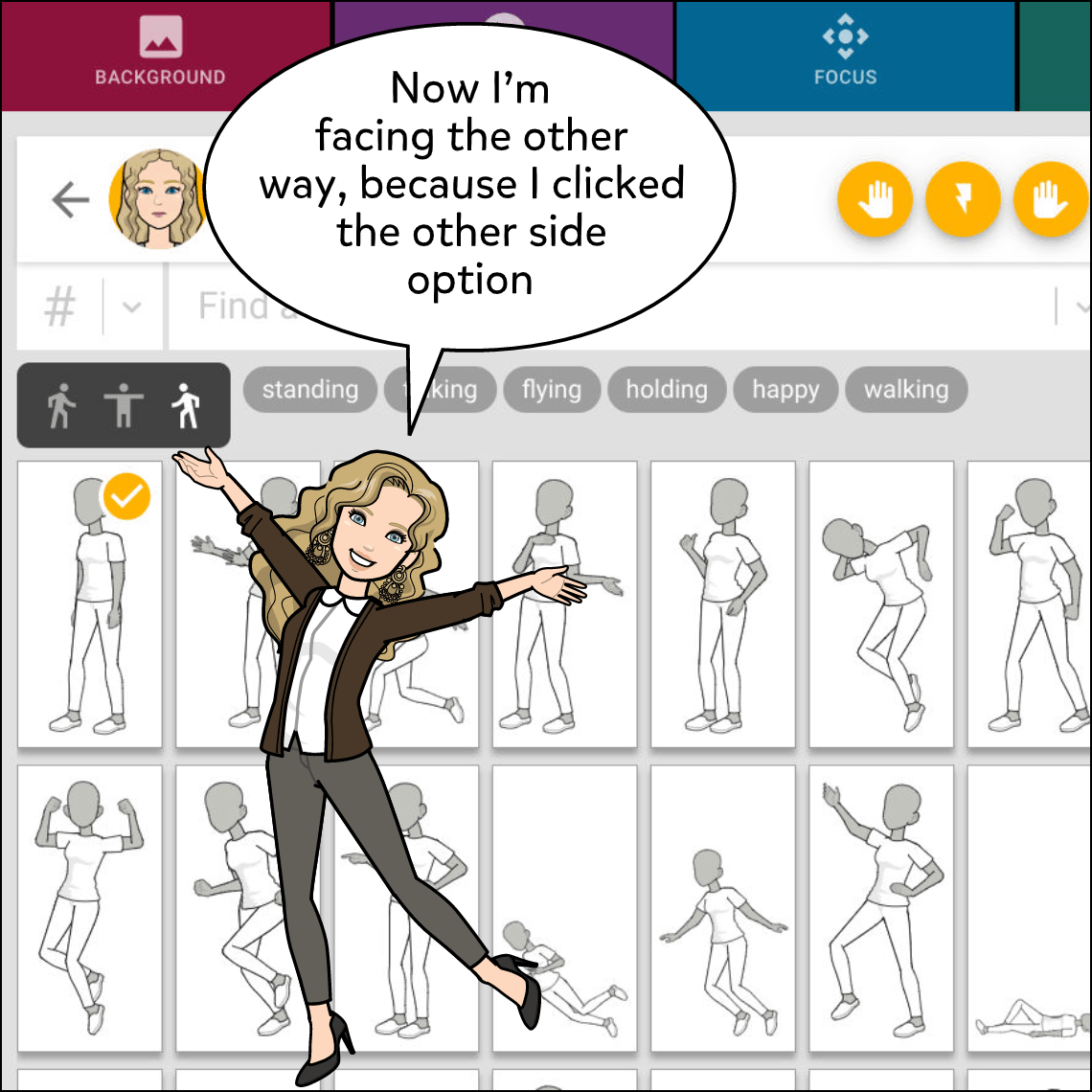 How to Add an Action (Pose) to Your Character