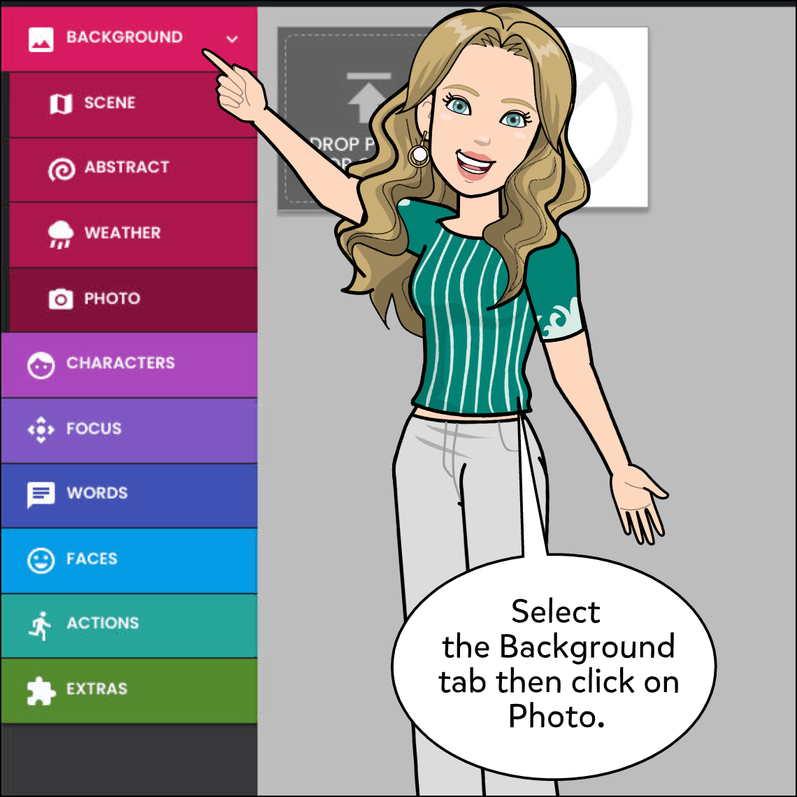 How to Remove a Photo Uploaded as a Background