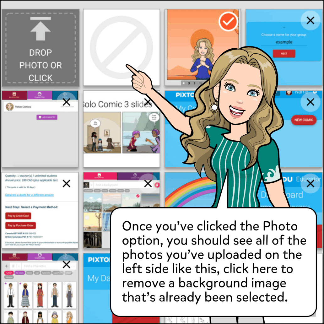 How to Remove a Photo Uploaded as a Background