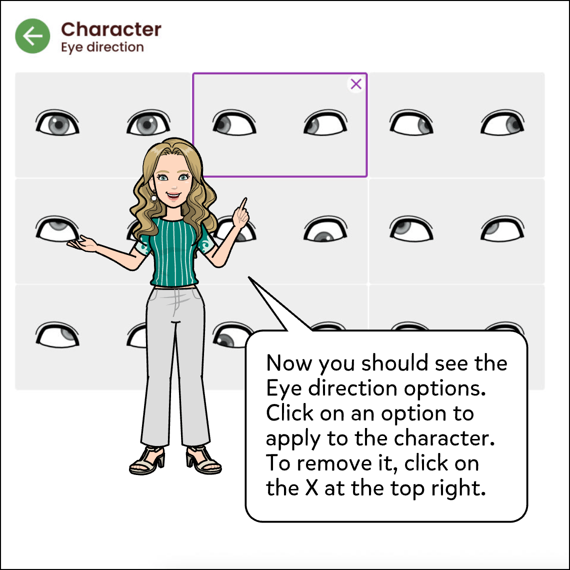How To Change a Character’s Eye Direction